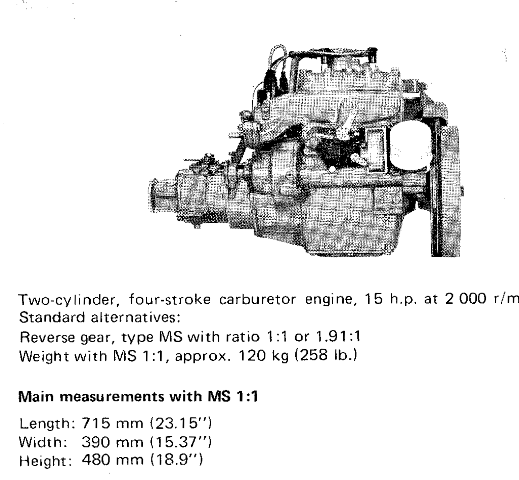 Ericson 25, Oystercatcher: Ericson 25, Engine, Inboard, Diagram