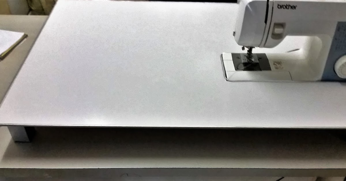 K-Made-it: I made a thing! Sewing machine extension table