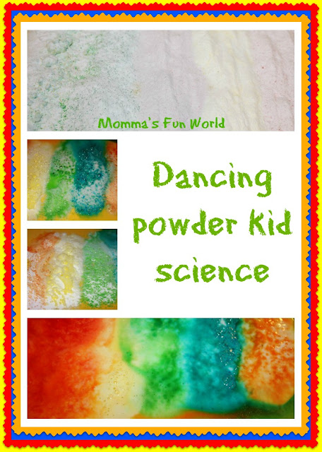 Momma's Fun World: Dancing powder kid science