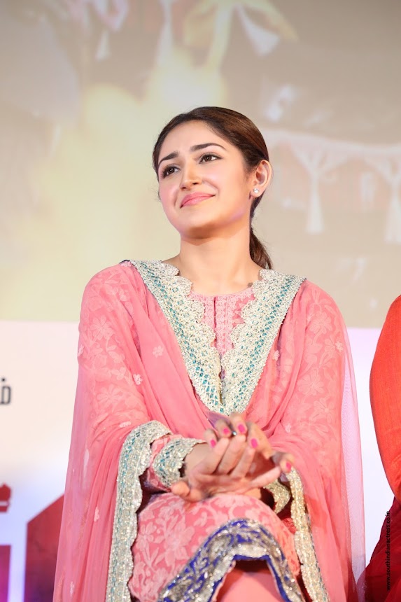 Sayyeshaa Saigal at Junga movie audio launch - South Indian Actress