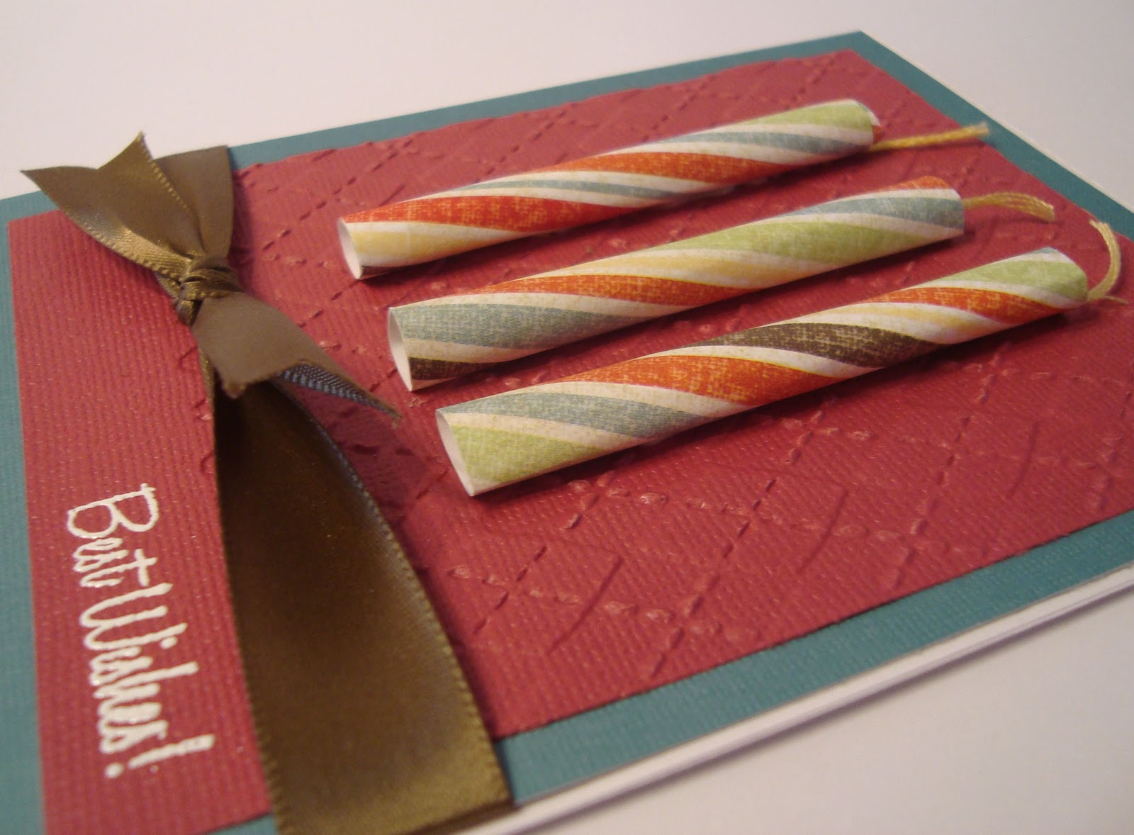 Scrap With Suzy: Candle Card :)