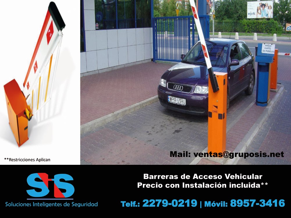 Barreras de Acceso Vehicular. Precio con Instalación incluido ~ Grupo ...
