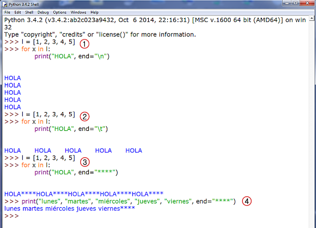 APRENDER A PROGRAMAR CON PYTHON: T1. A VUELTAS CON LA FUNCIÓN PRINT().
