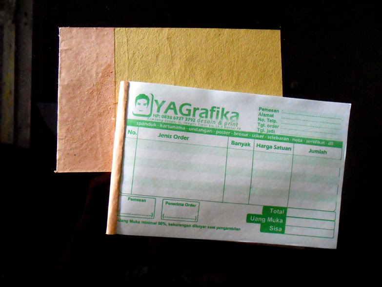 Nota adalah kertas berisi keterangan sebuah transaksi baik penjualan ...