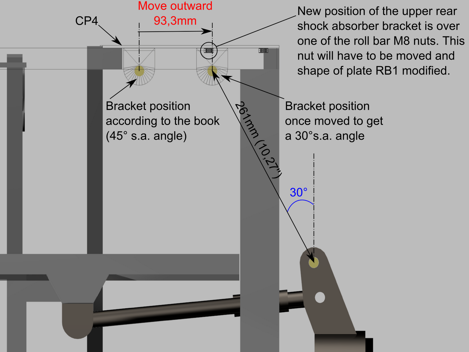 Building diary of my roadster: Mdoifying the suspension brackets to ...