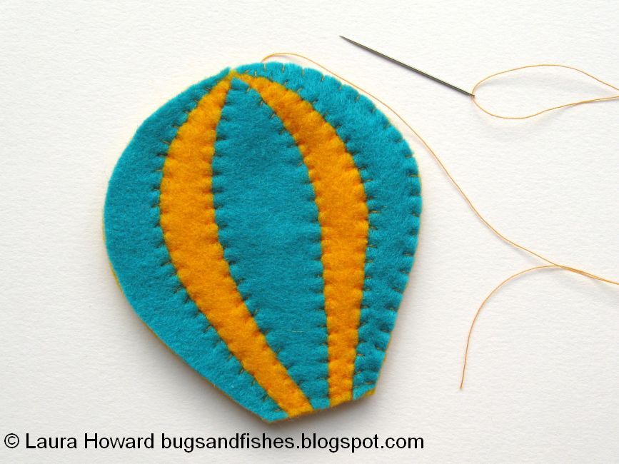 How To: Sew a Felt Hot Air Balloon Tape Measure Cover | Bugs and Fishes ...