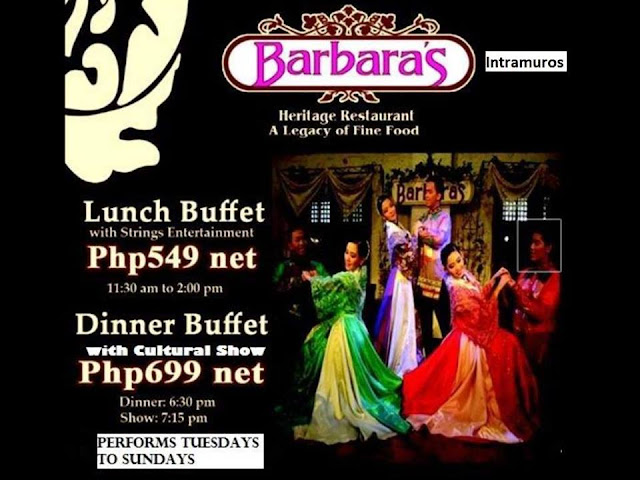 Mole On The Foot: Date Night at Barbara's Heritage Restaurant