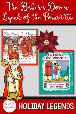 Reading Christmas Legends: The Baker's Dozen FREEBIE | Sweet Integrations