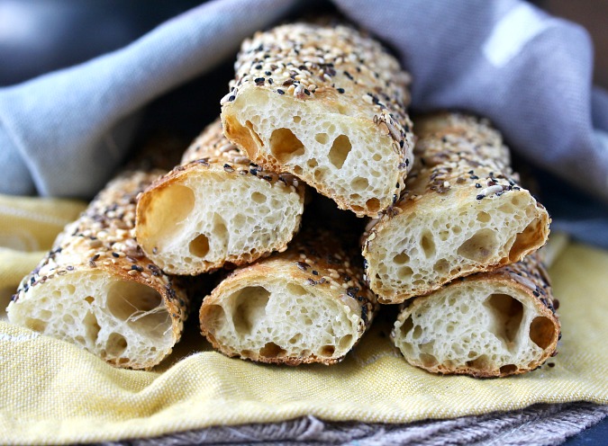 Seeded Ficelle Bread | Karen's Kitchen Stories