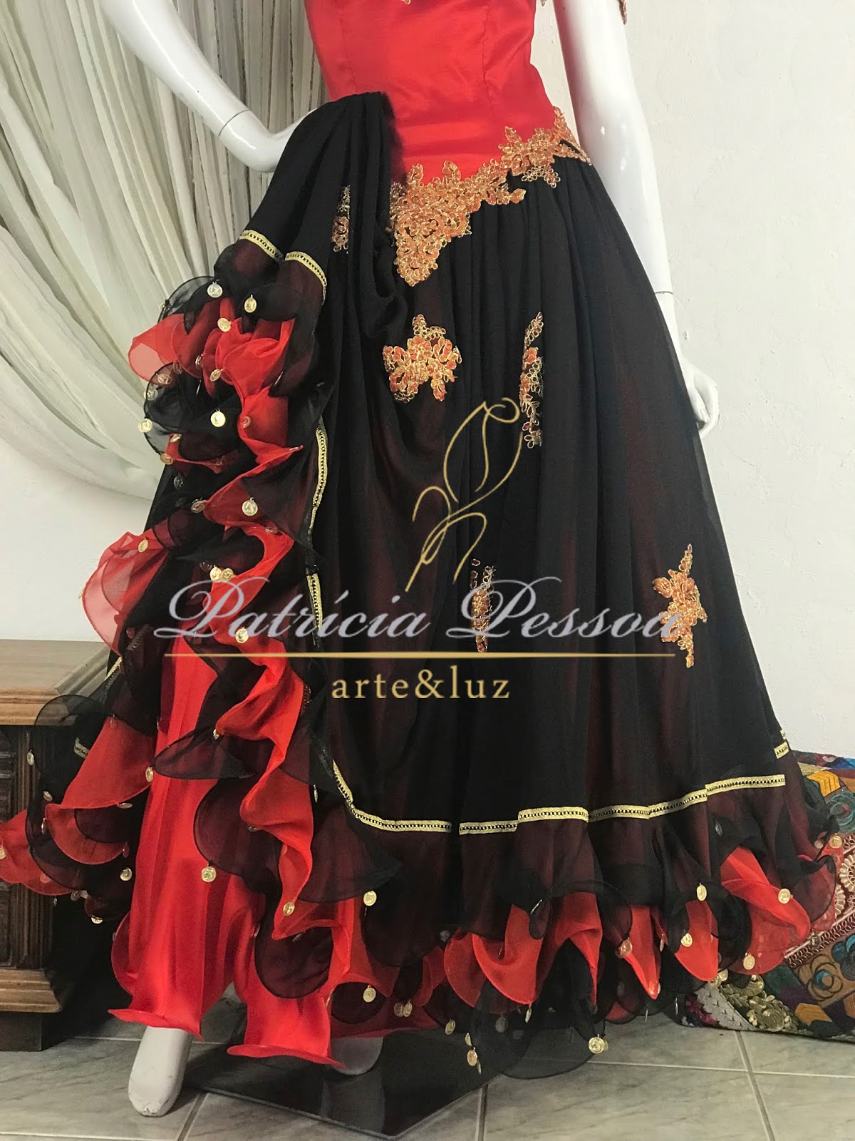 Atelier Patricia Pessoa: Roupa Cigana - (cód.03092)