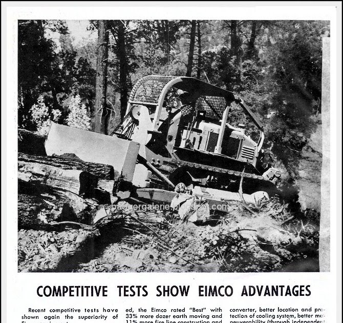 Baumaschinen Prospekte: Eimco Bulldozer