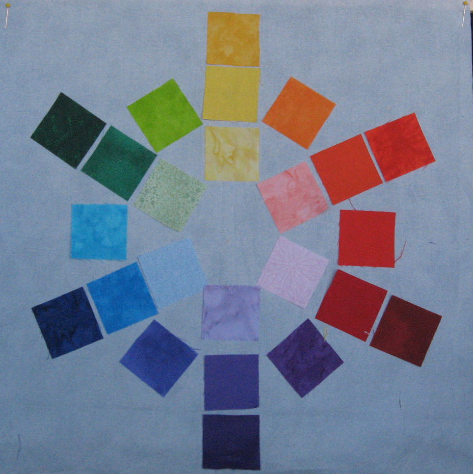 Alice's Looking Glass: A Fabric Color Wheel!