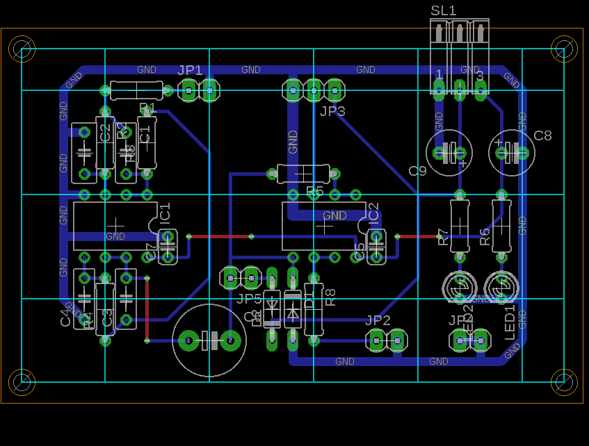 音源とオーディオの電子工作（予定）: Arduino LFO Output Board 基板設計