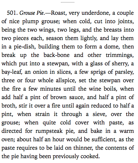 Alexis Soyer's Magic Stove and His Recipe for Grouse Pie - Honey For ...