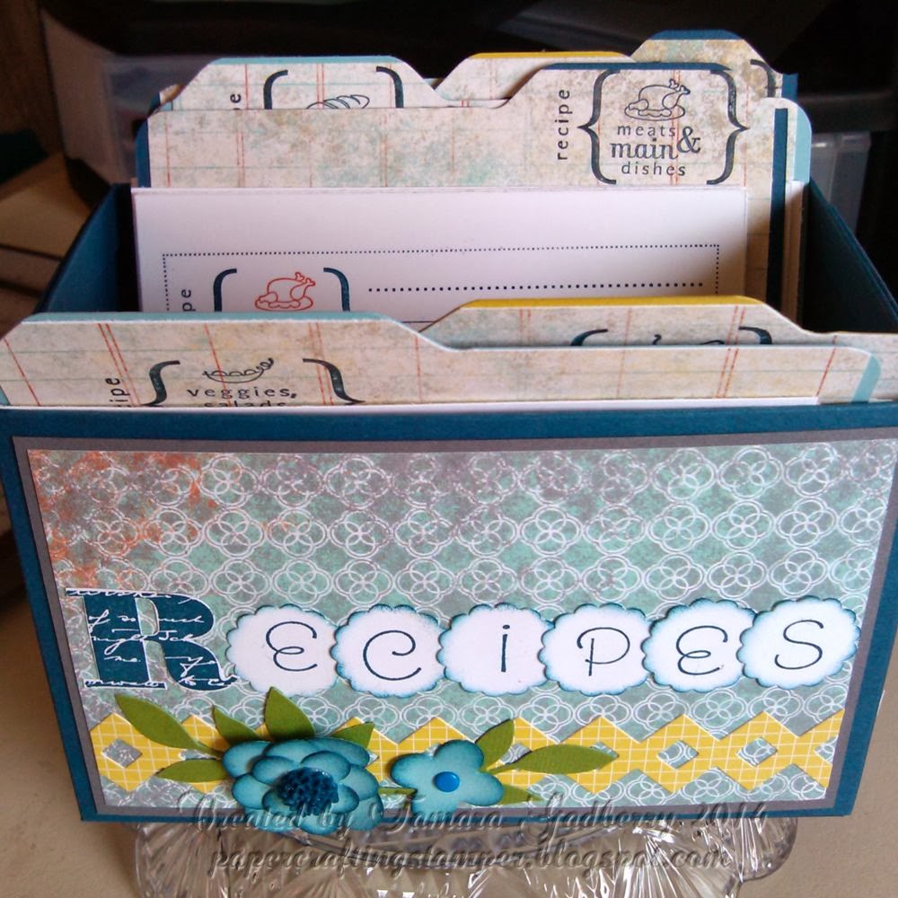 Papercrafting Stamper Tamara Gadberry: Recipe Box Video Tutorial