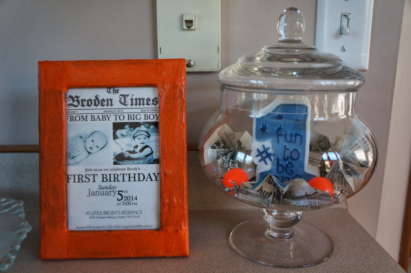 Something Yummy for your Tummy!!: Newspaper Themed 1st Birthday Party!