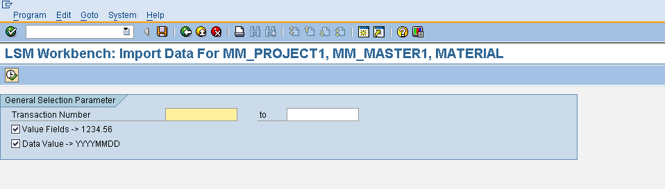 Uploading the Master records(MM01) to SAP System using Batch Input ...