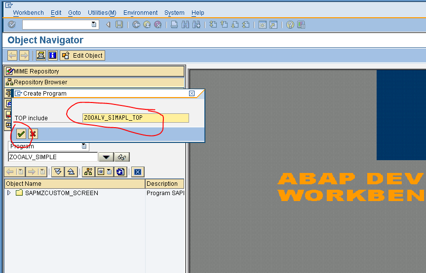 SAP TECH: Basic OO-ALV Report ( SE80 )