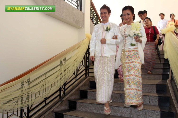 Wedding Ceremony of Vocalist Ye Lay & Aye Mya Aung | Myanmar Celebrity ...