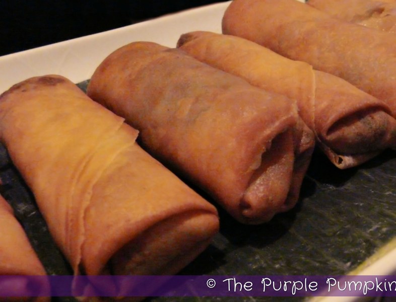 Chicken and Vegetable Spring Rolls