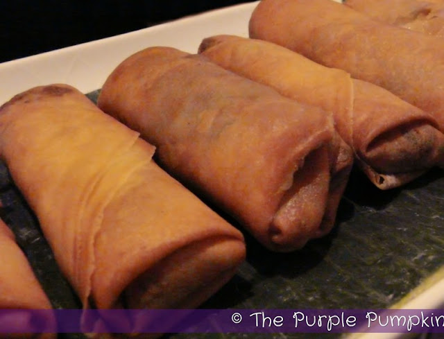 Chicken and Vegetable Spring Rolls