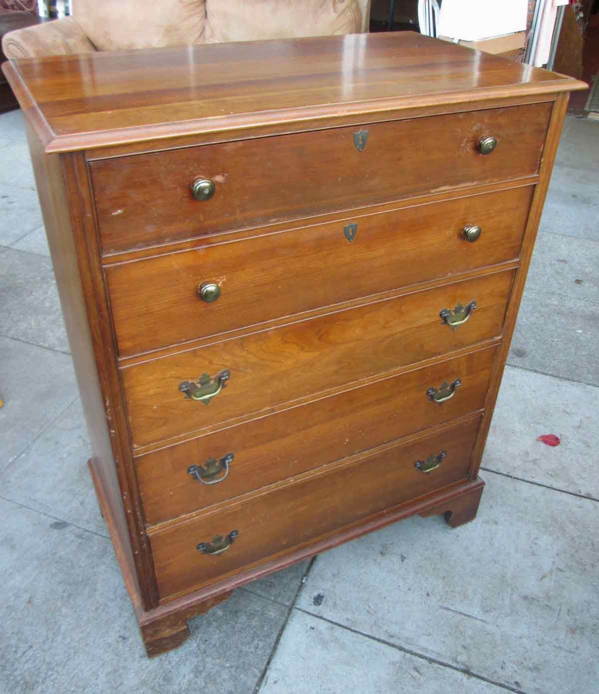 UHURU FURNITURE & COLLECTIBLES: SOLD Solid Cherry Wood Chest by The ...