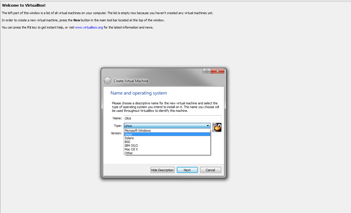 Creating Virtual Machine using Oracle Virtual Box | OracleNext ... Creating Virtual Machine using Oracle Virtual Box | OracleNext ...
