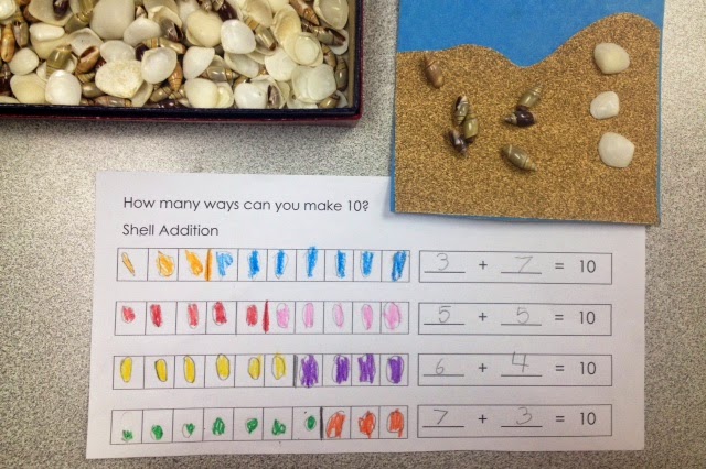 Vomvokids' Kindergarten!: Shell Addition for Sh Week!