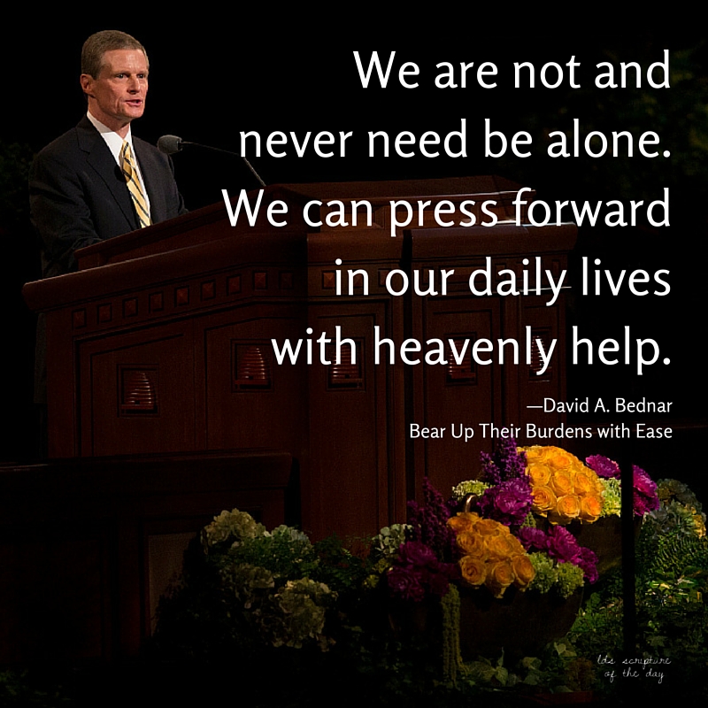 LDS Scripture of the Day: Theme: Relying on God