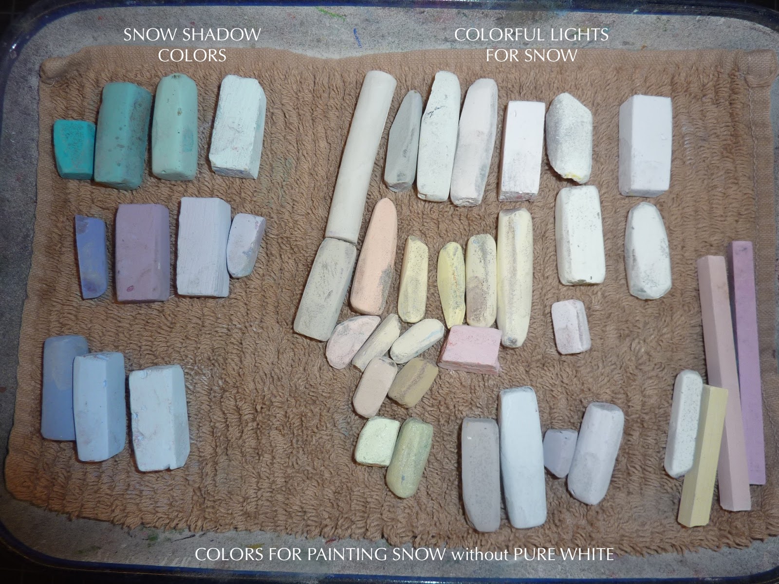 Painting My World: My Favorite Tip for Painting Snow in Pastel