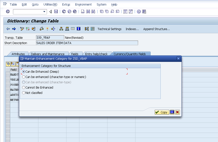 SAP TECH: Creating Transparent Transaction Table