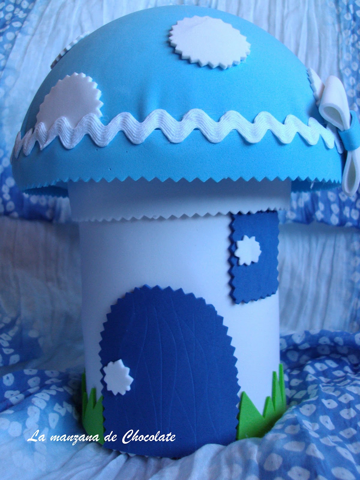 La manzana de chocolate: Seta de Goma Eva