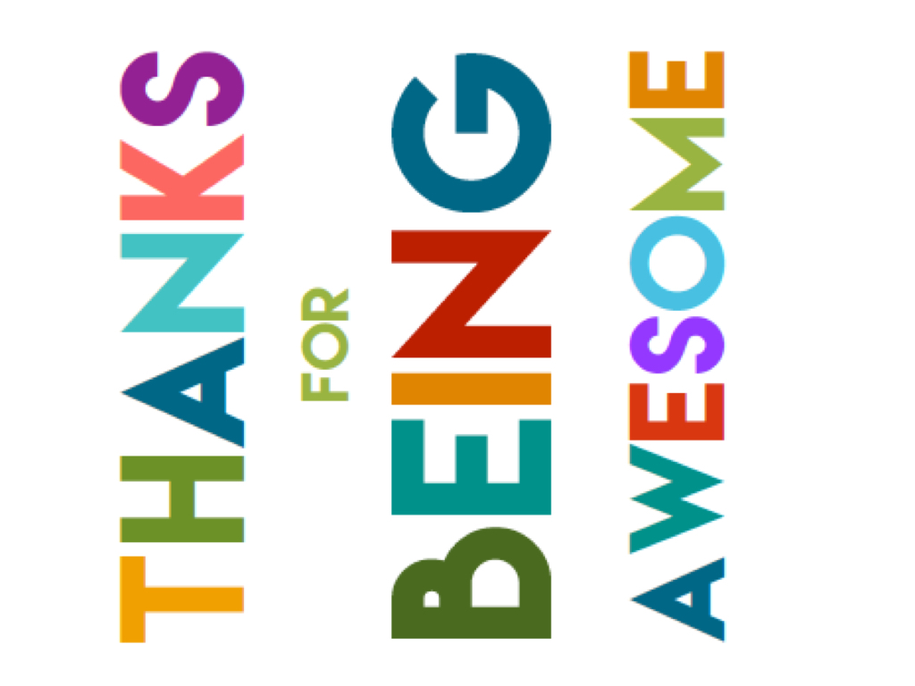 Thanks for Being Awesome Postcards