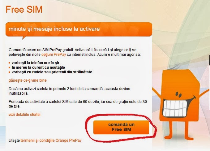 Free Sim Orange