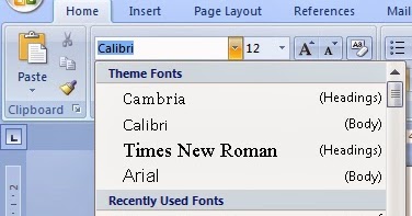 Kiat Mengendalikan Jenis, Ukuran Dan Warna Karakter (Font) Di Microsoft ...