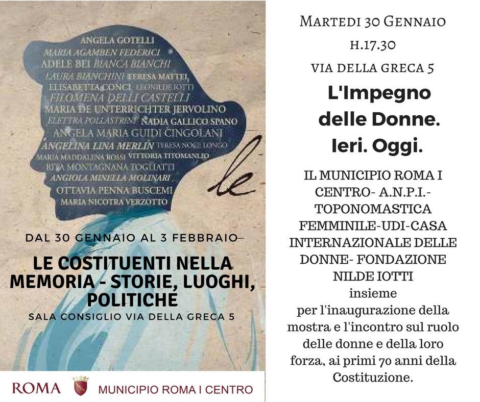 Opportunità Di Genere Og Le Costituenti Nella Memoria Storie Luoghi