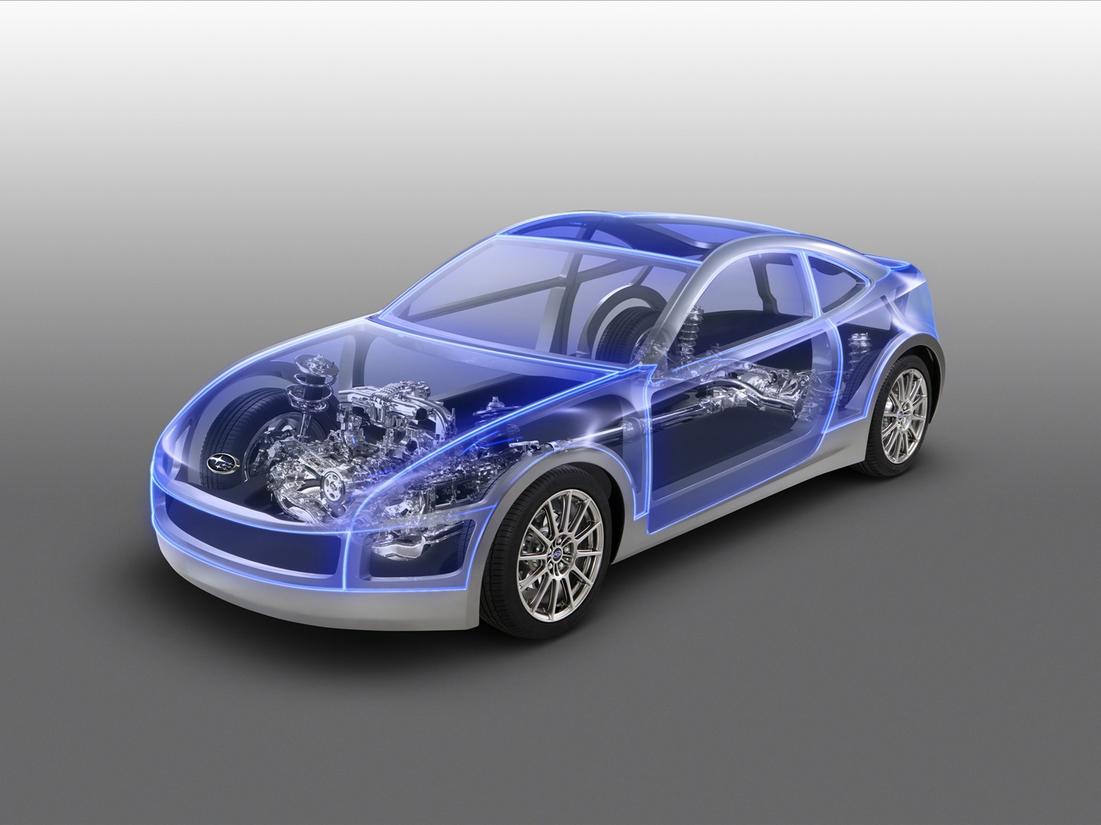 2011 - Subaru Boxer Sports Car Architecture (Full Pic)