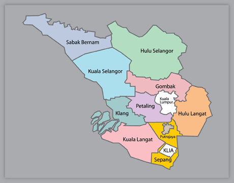 Peta Daerah Negeri Selangor / Semanis senyumanmu..: Sejarah Selangor ...
