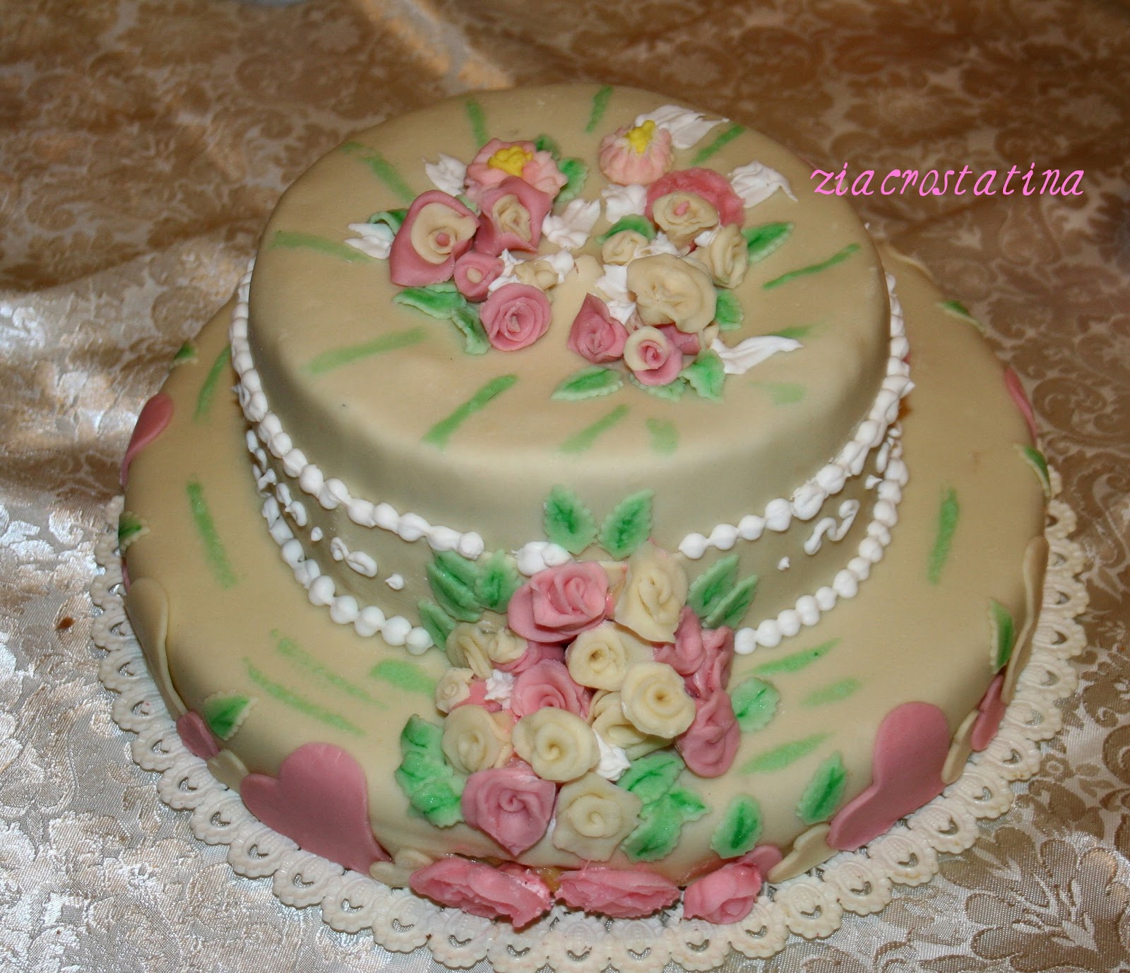 zia crostatina.......: TORTA DECORATA....la mia prima torta decorata