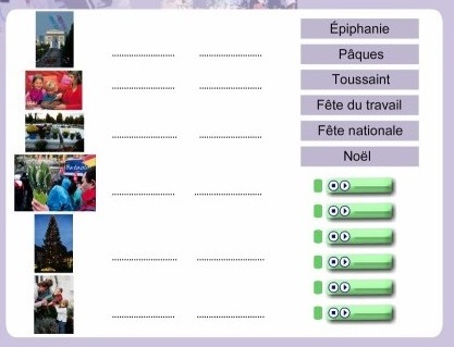 TICs en FLE: Activités pour travailler les fêtes et traditions françaises