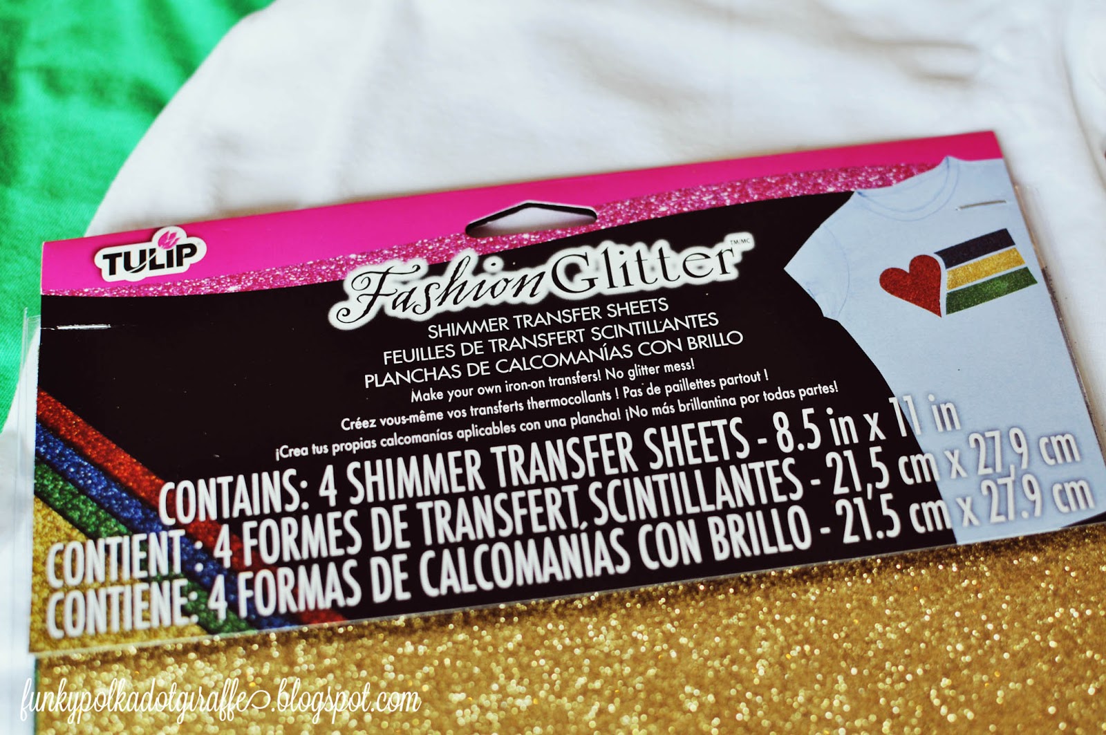 Holiday Travel Park: Easy DIY Holiday Sparkle Shirts with Tulip Shimmer ...