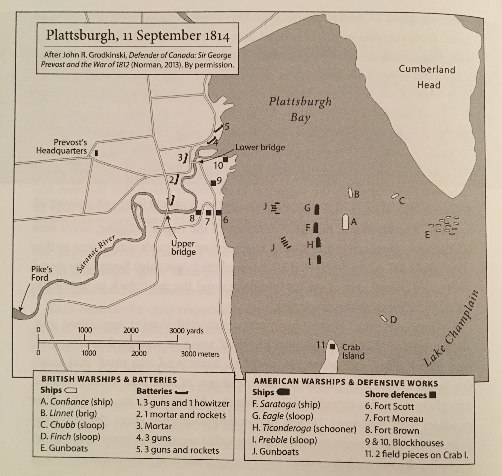 War of 1812 Wargaming Blog: The Battle of Plattsburgh; Scenario Rules ...