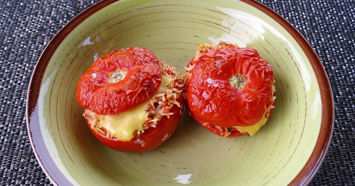 Pomodori al forno ripieni di riso