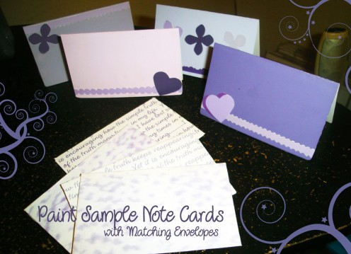 Crafter on a Budget: Super Cute Paint Sample Crafts!