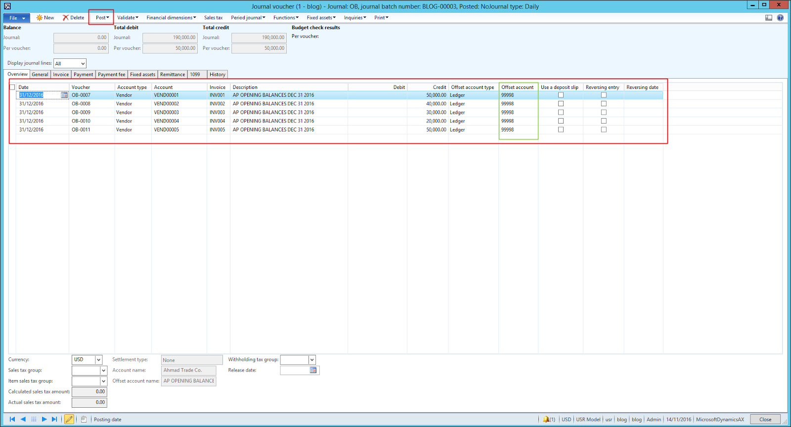 Dynamics AX Tips: AX 2012 | Process Opening Balances Part 1