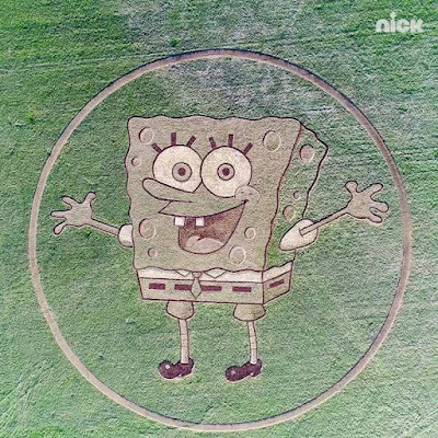 NickALive!: SpongeBob Crop Circle | Nick Upgrades | Nickelodeon