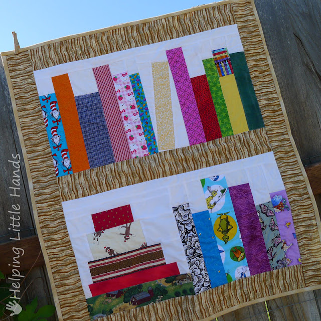 Pieces by Polly: Kindergarten Book Quilts (Bloggers Quilt Festival Entry)