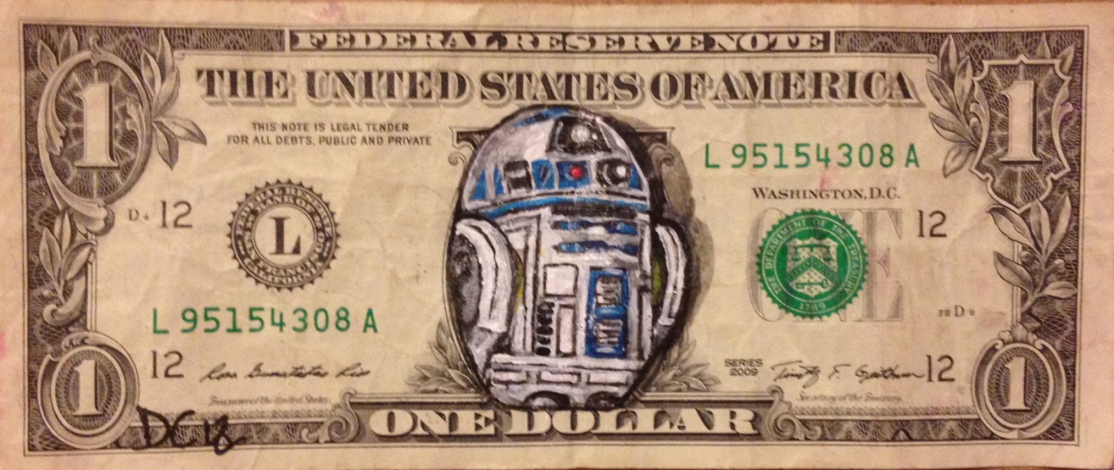 The Art of Donovan Clark: Money Art 2. An art project by Donovan Clark ...