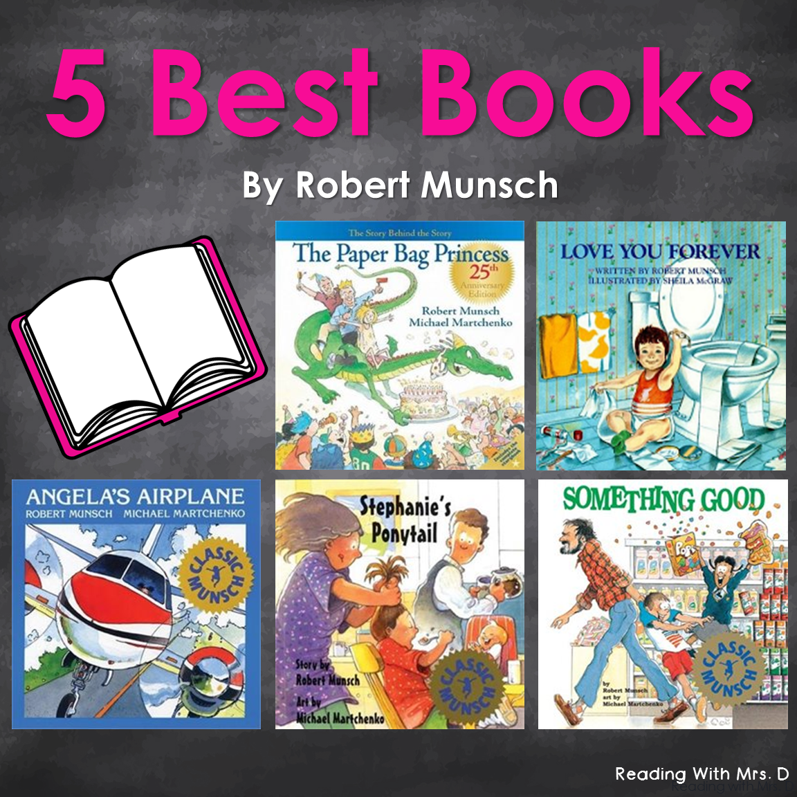 Reading with Mrs. D: 5 Best books by Robert Munsch