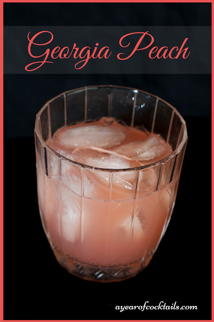 Georgia Peach Cocktail - A Year of Cocktails